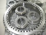produce YRTM395 rotary table bearings with integral measuring system